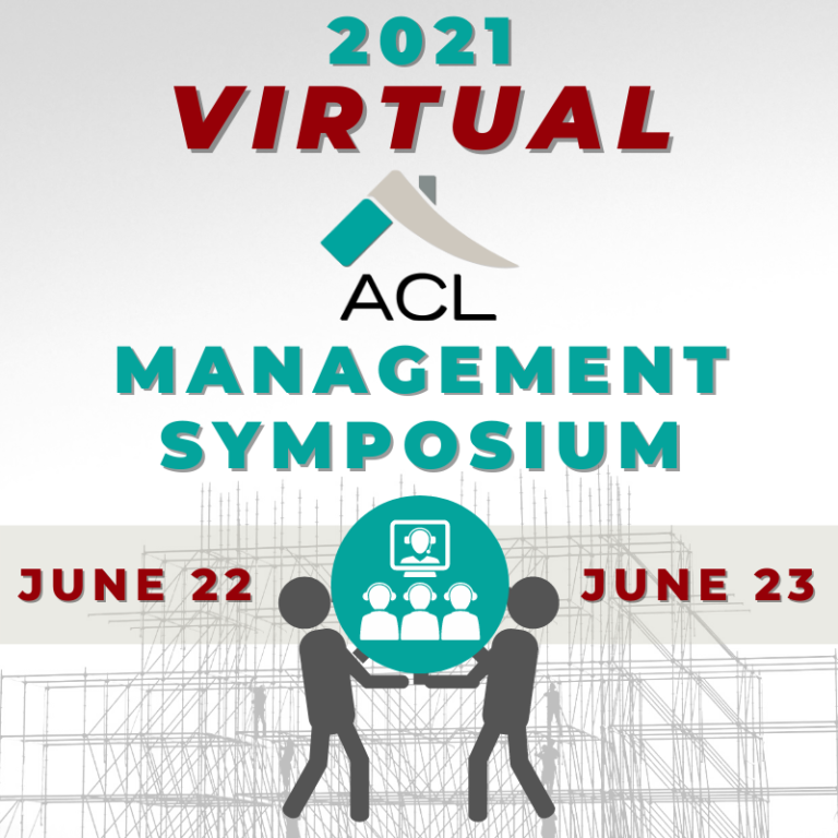 Register Now for the 2021 Virtual ACL Management Symposium ...